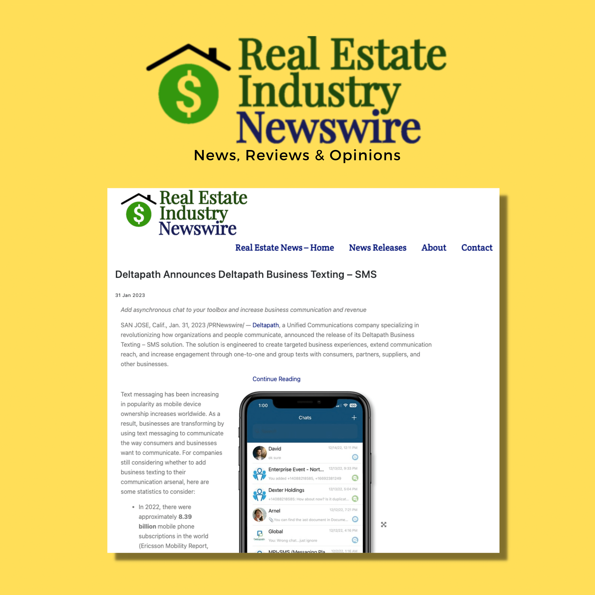 Deltapath Announces Deltapath Business Texting – SMS - Deltapath